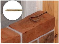 Screw In Frame Ties - Stainless Steel Box 100 – MILLCOT